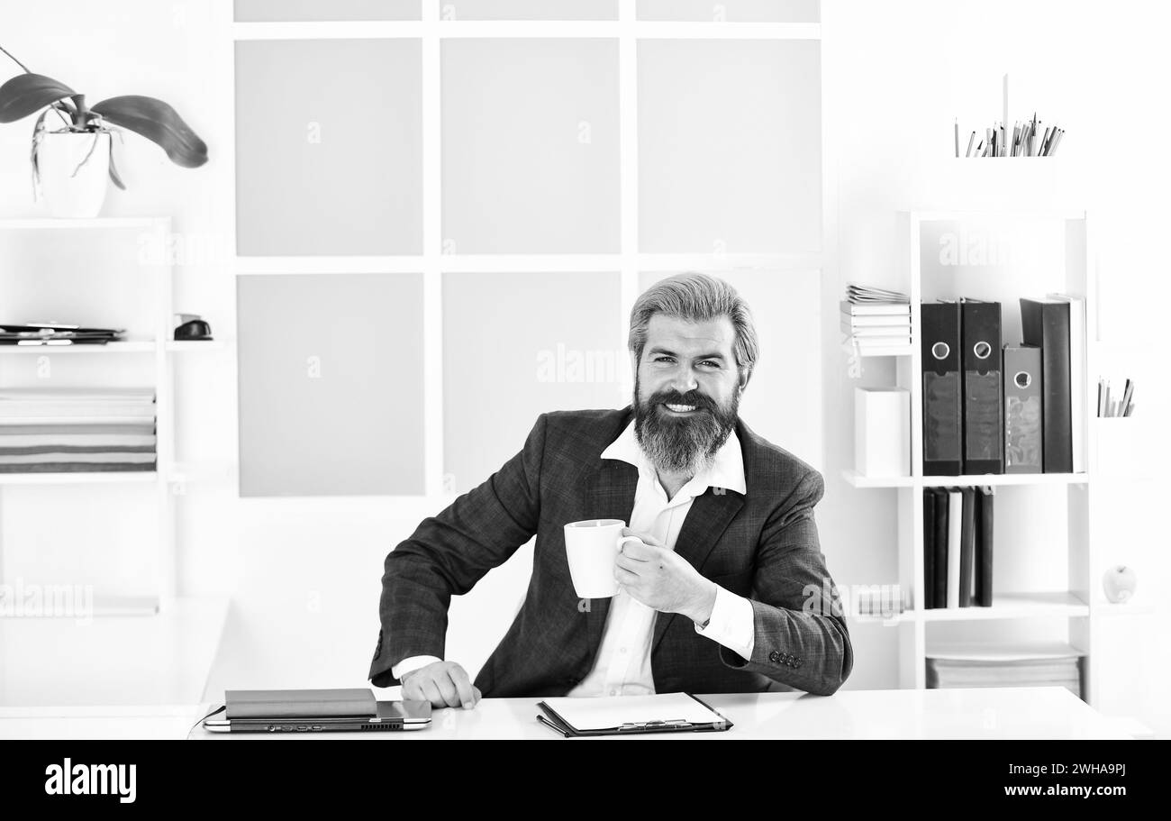 Boss sit Black and White Stock Photos & Images - Alamy