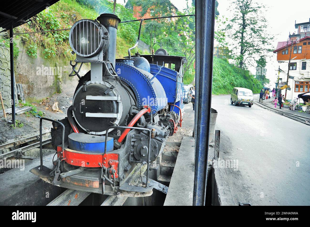 Toy Train Engine, Himalayan Railway, Darjeeling, West Bengal, India ...