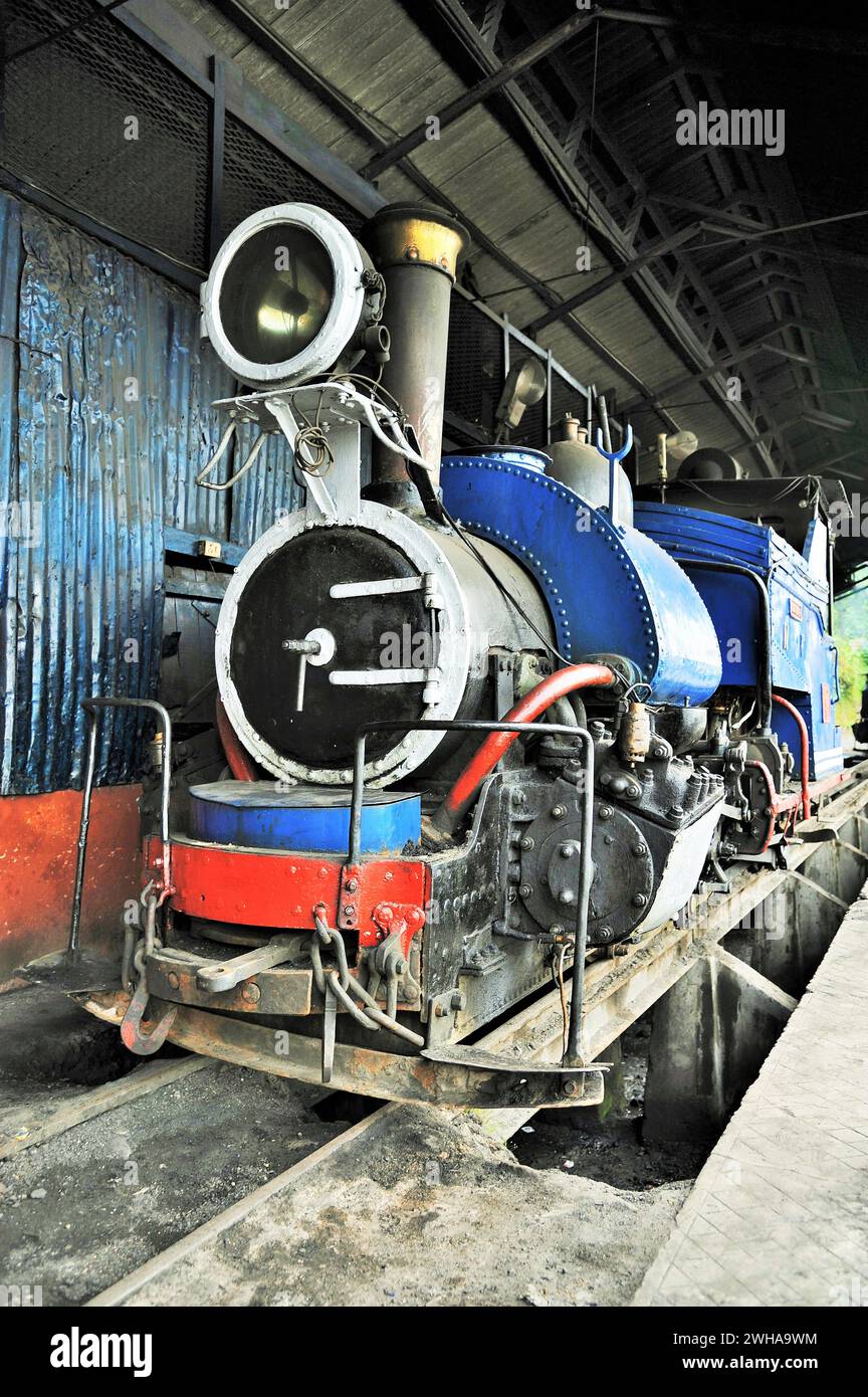 Toy Train Engine, Himalayan Railway, Darjeeling, West Bengal, India ...