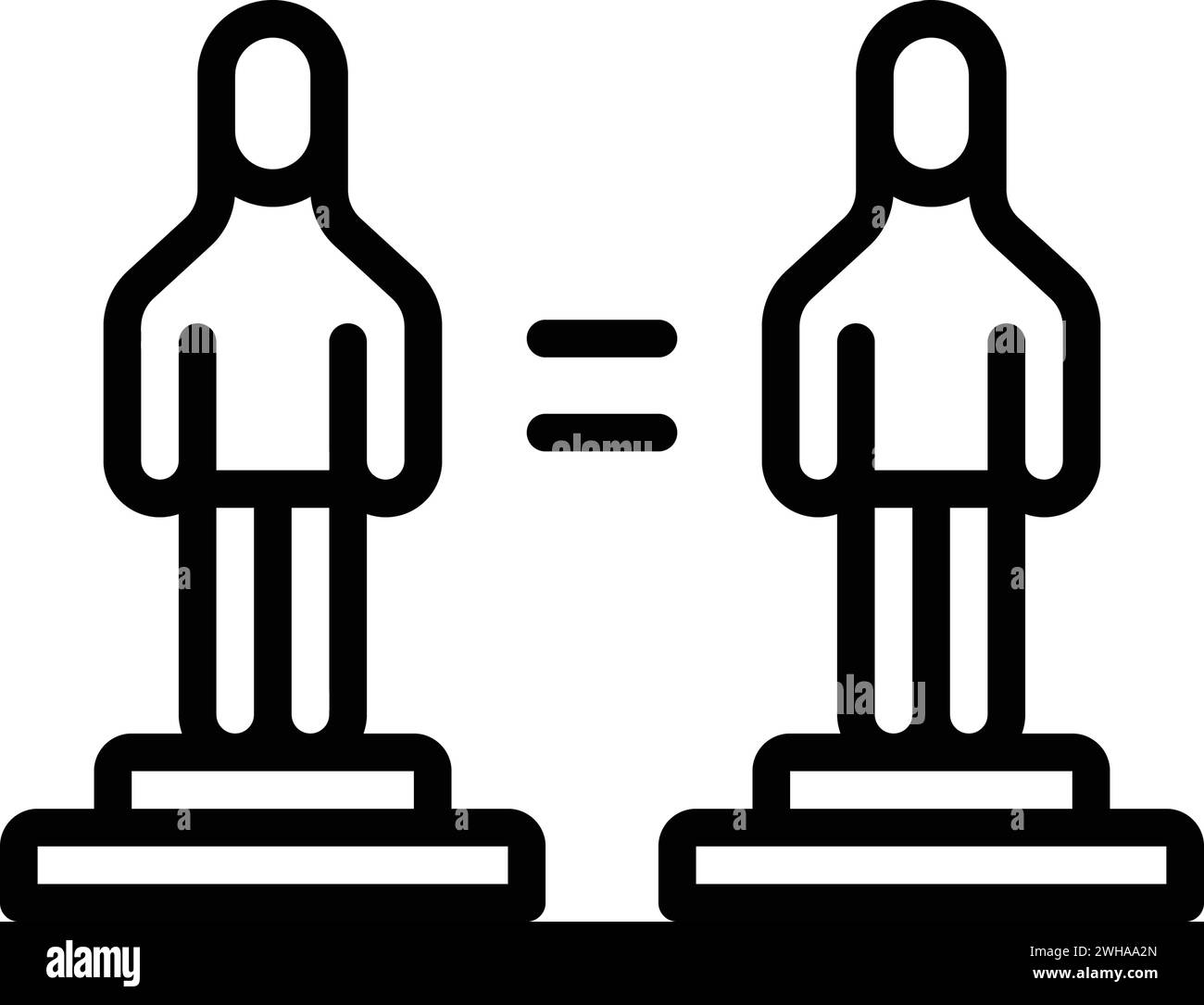 Icon for identical Stock Vector Image & Art - Alamy