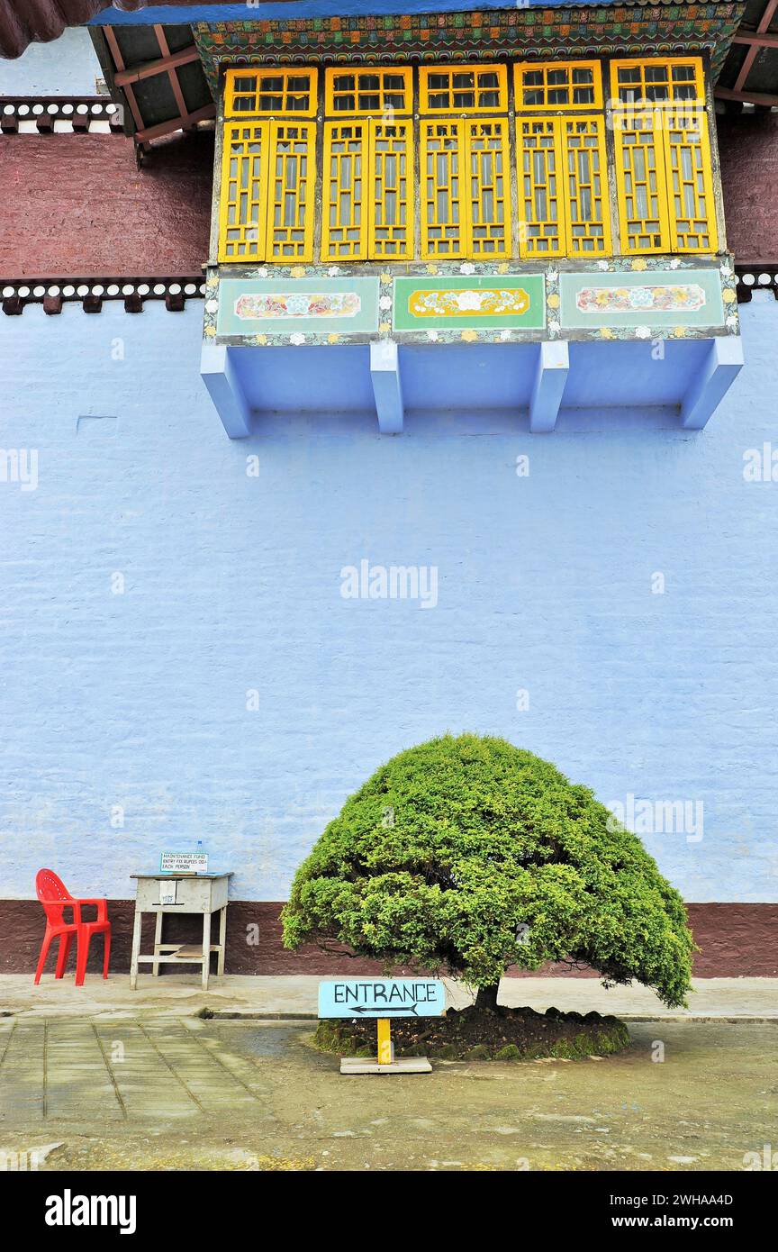 Entrance Bonsai Tree, Pemayangtsi Buddhist Monastery, Pemayangtse ...