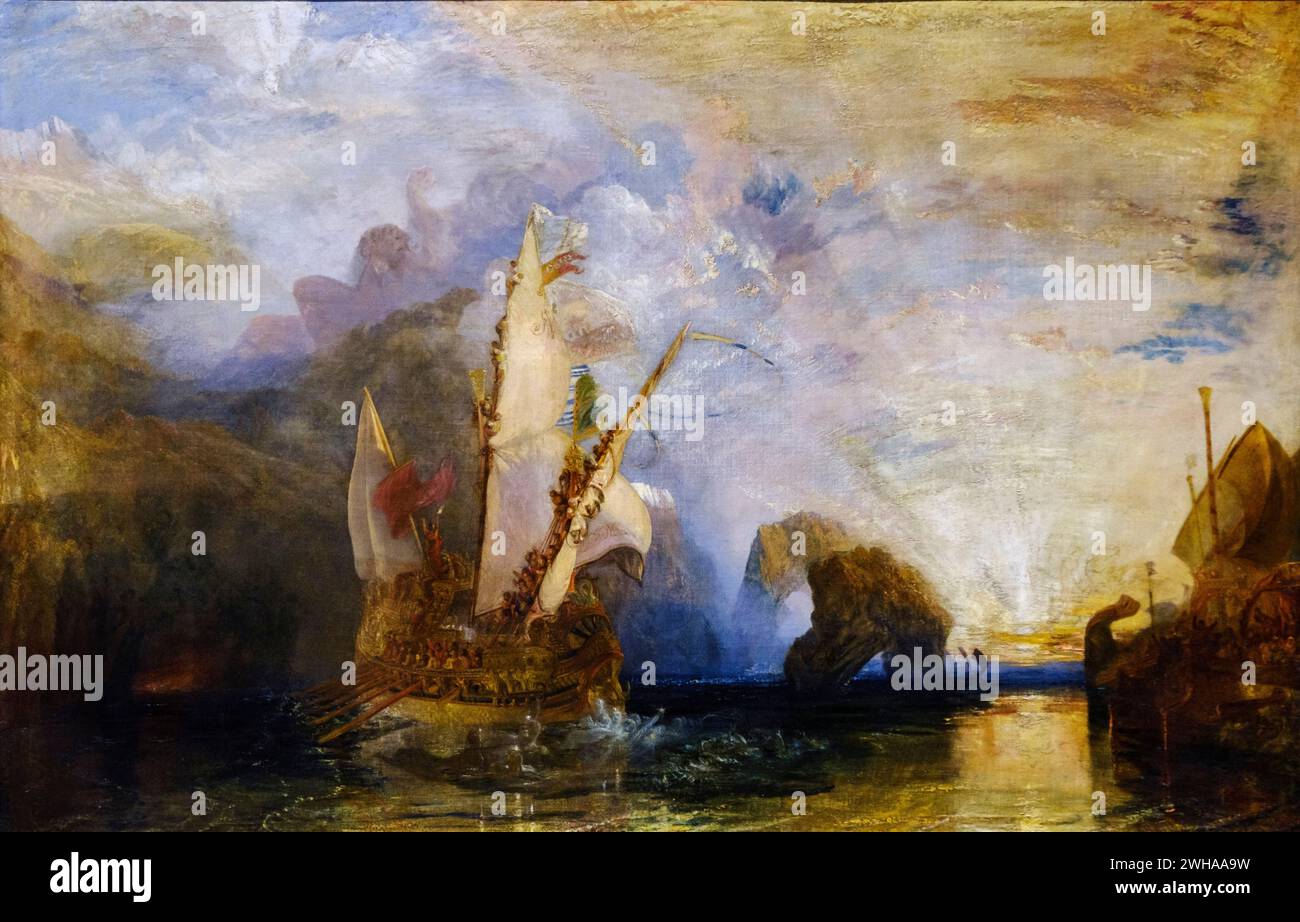 Ulysses deriding Polyphemus - Homer's Odyssey, Joseph Mallord William ...