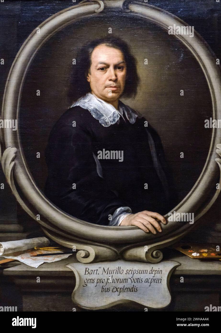 Bartolome Esteban Murillo, Self Portrait, 1668?, oil on canvas ...