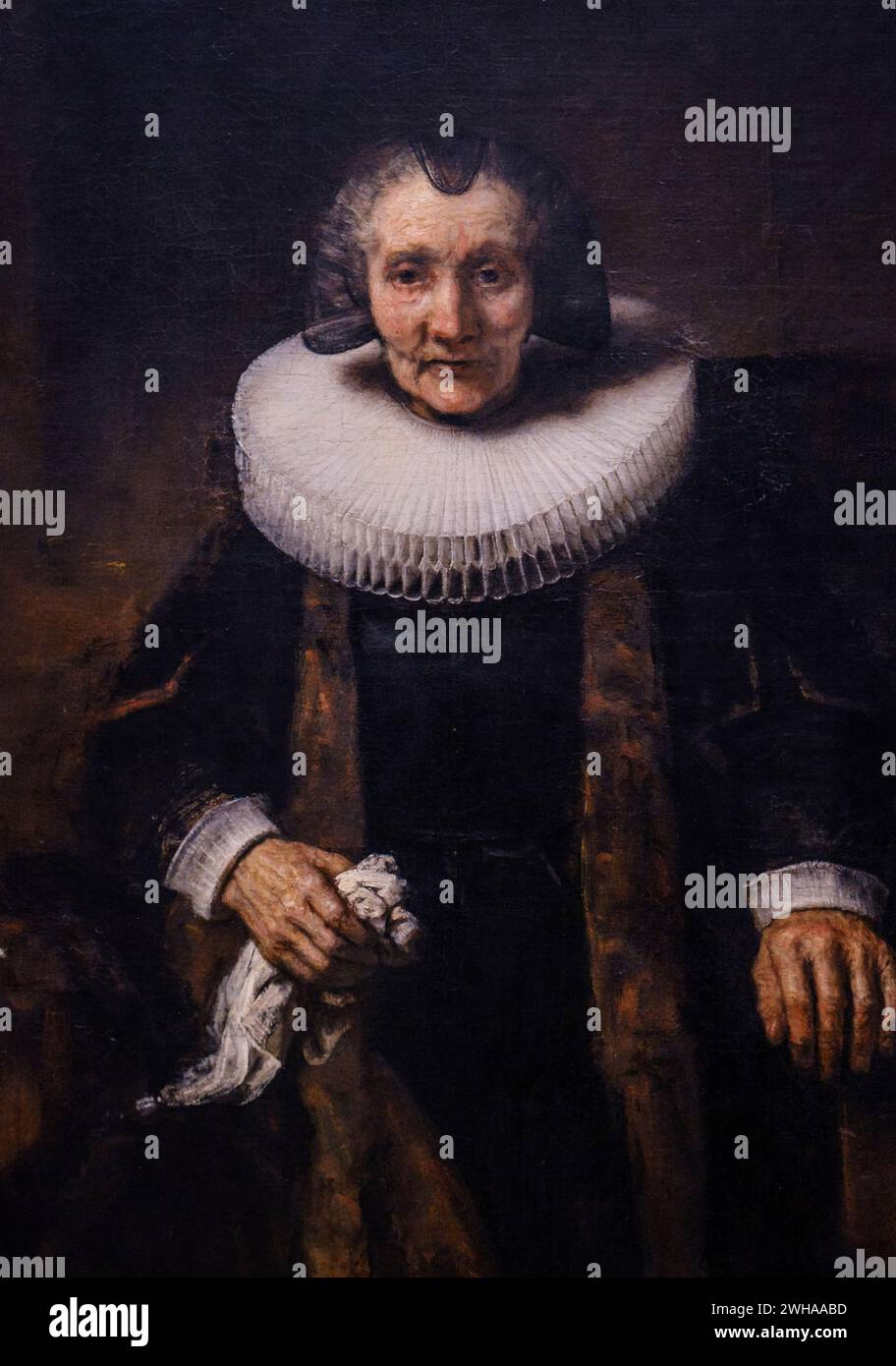 Rembrandt, Portrait of Margaretha de Geer, Wife of Jacob Trip, 1661 ...
