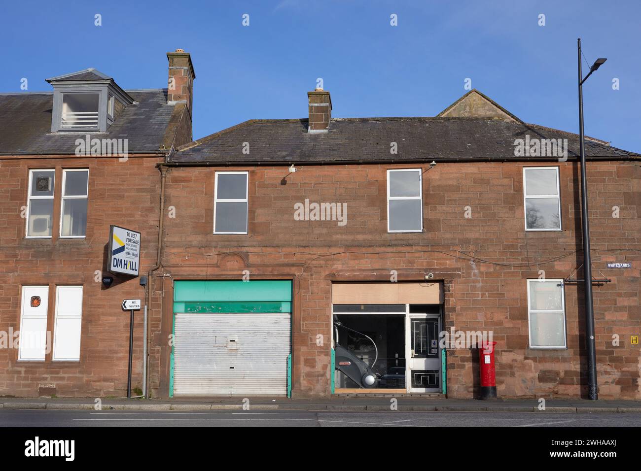 Front view of a building which has been renovated and now a new ...