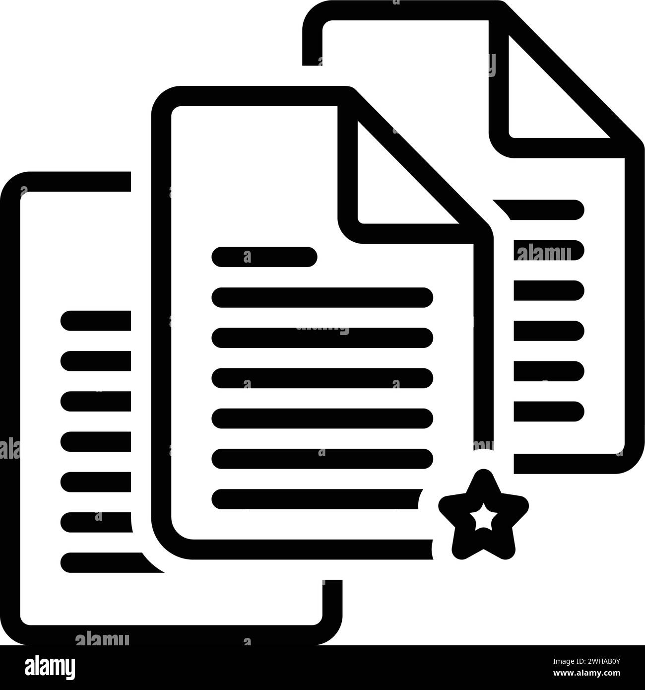 Icon for documents,official paper Stock Vector Image & Art - Alamy