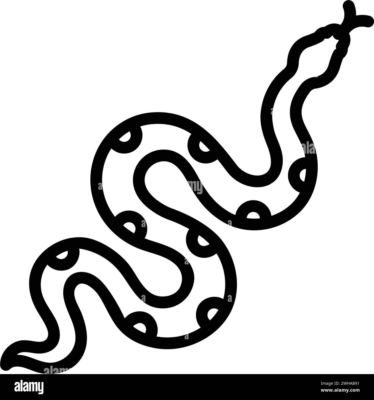 Python snake logo vector hi-res stock photography and images - Alamy