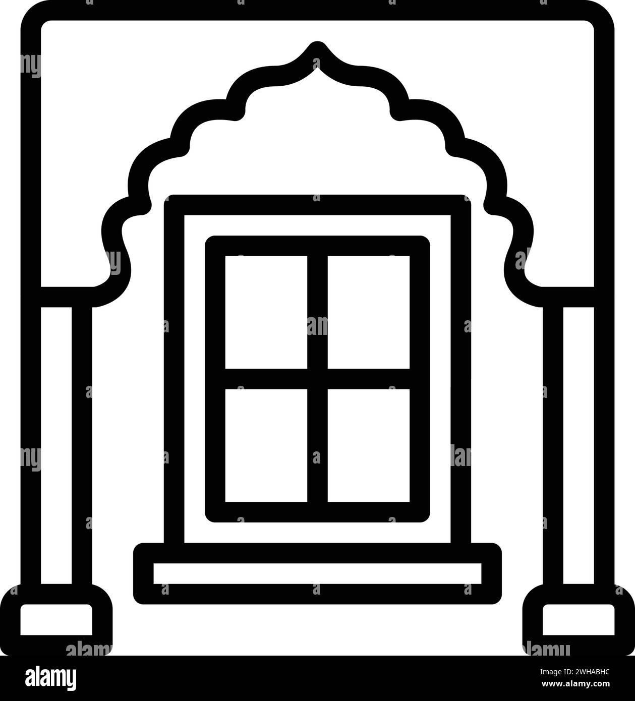 Icon for windows,architecture Stock Vector Image & Art - Alamy