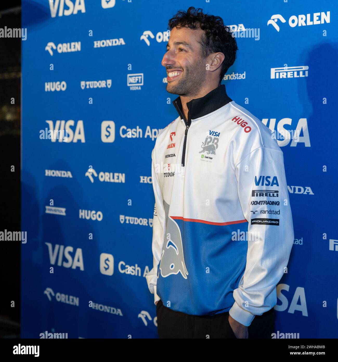 Las Vegas, USA. 08th Feb, 2024. Daniel Ricciardo, F1 driver for RB ...
