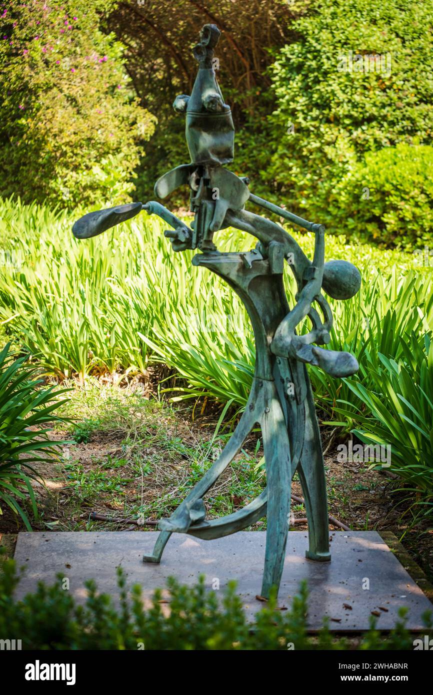 Joan Miró (Spanish, 1893–1983), Femme et oiseaux ,1972, lost wax cast ...