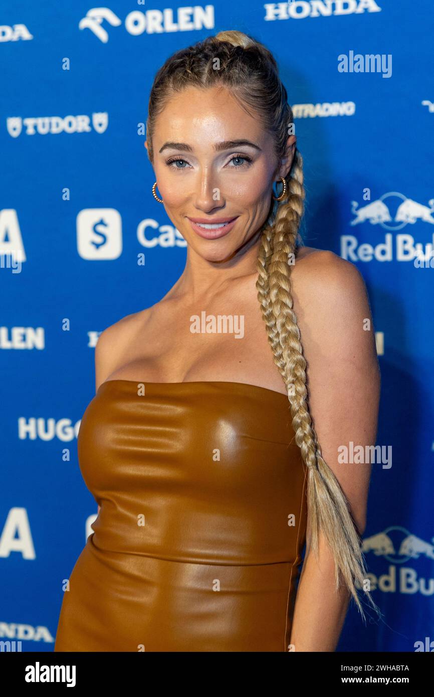 Aurora Culpo, Internet Personality, attends the Visa Cash App RB ...