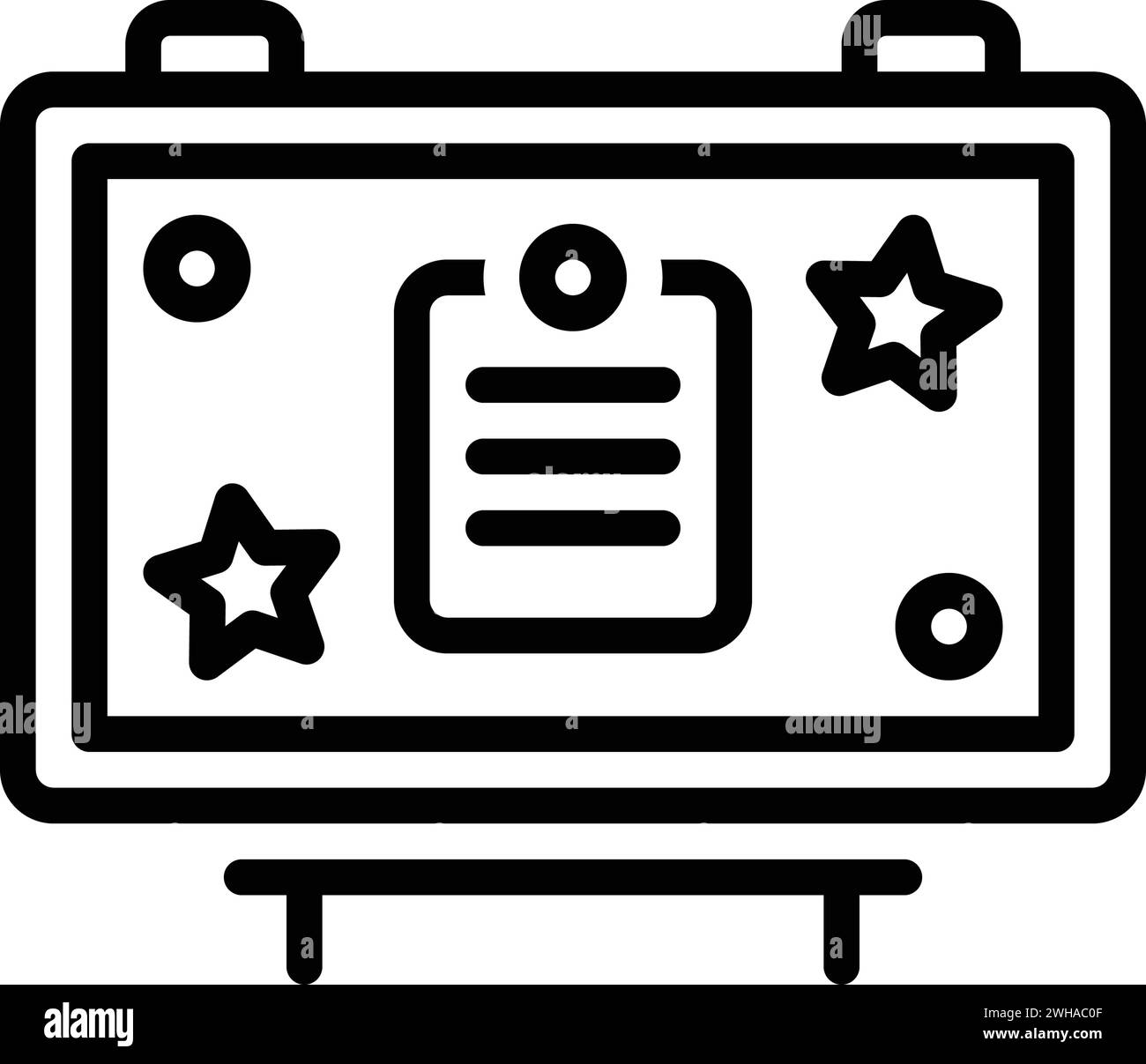 Information notice boards Stock Vector Images - Alamy