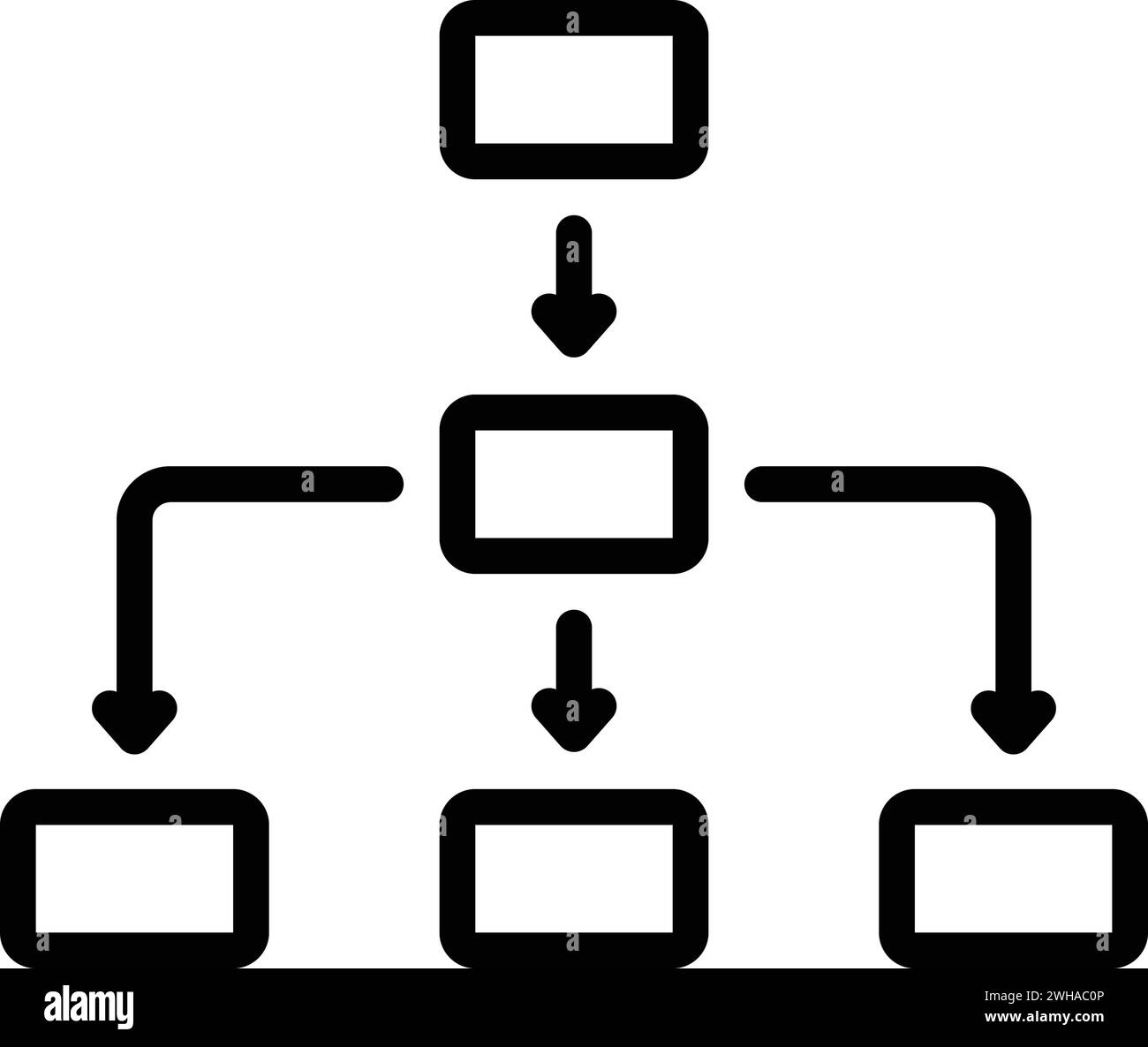 Flowchart diagram Black and White Stock Photos & Images - Alamy