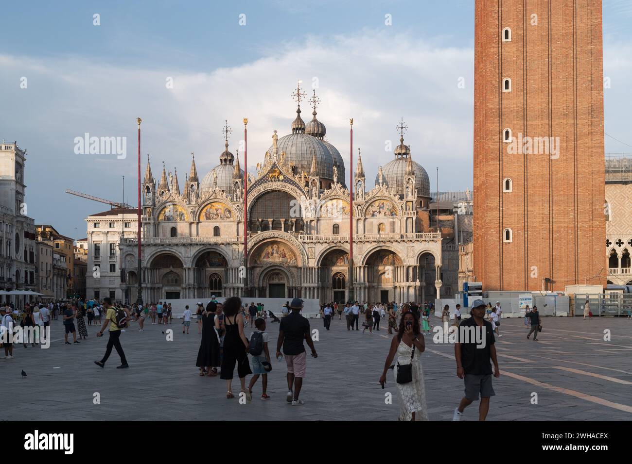 Middle-Byzantine, Romanesque and Gothic main facade of Basilica ...