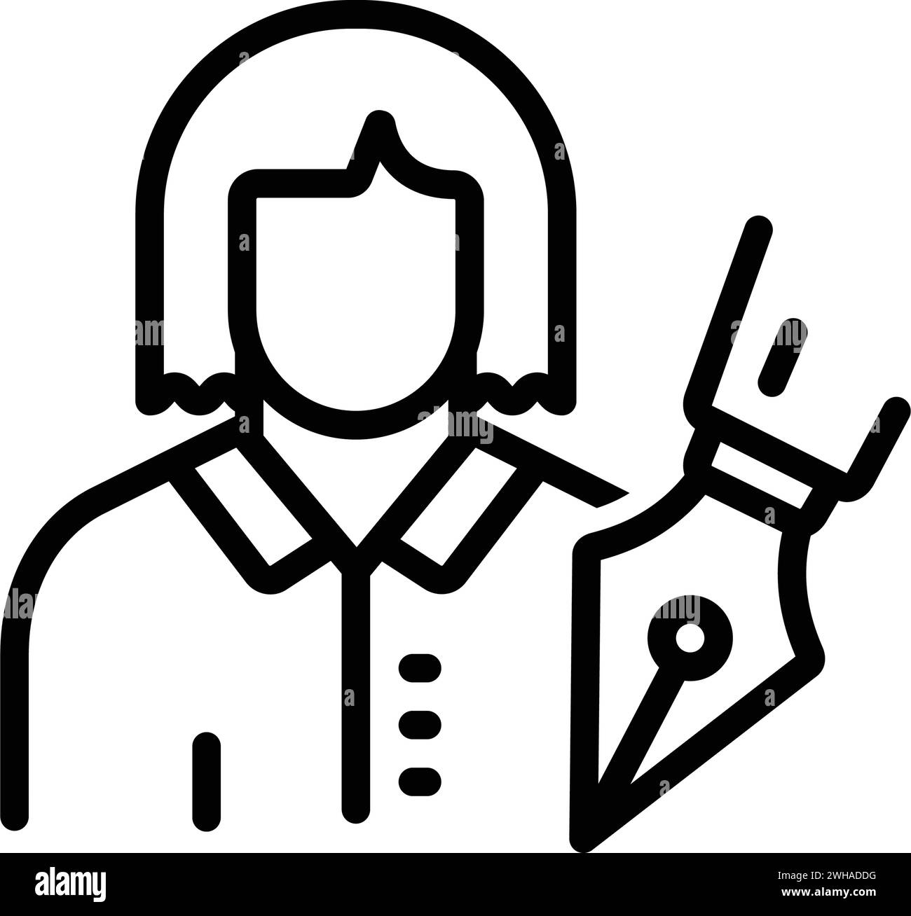 Icon for authors,originator Stock Vector Image & Art - Alamy