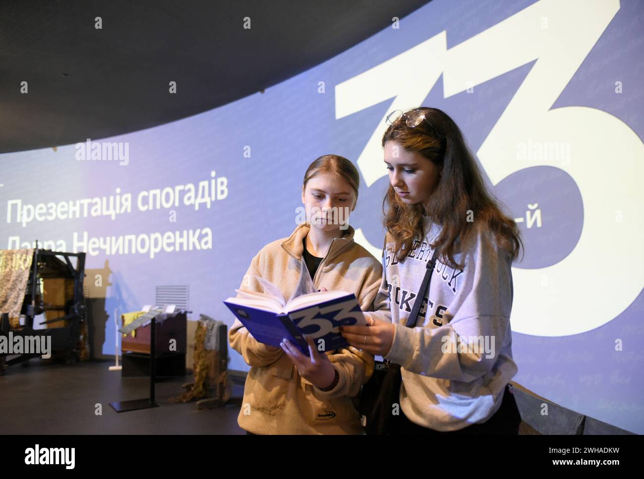 KYIV, UKRAINE - FEBRUARY 8, 2024 - Attendees are pictured at the ...