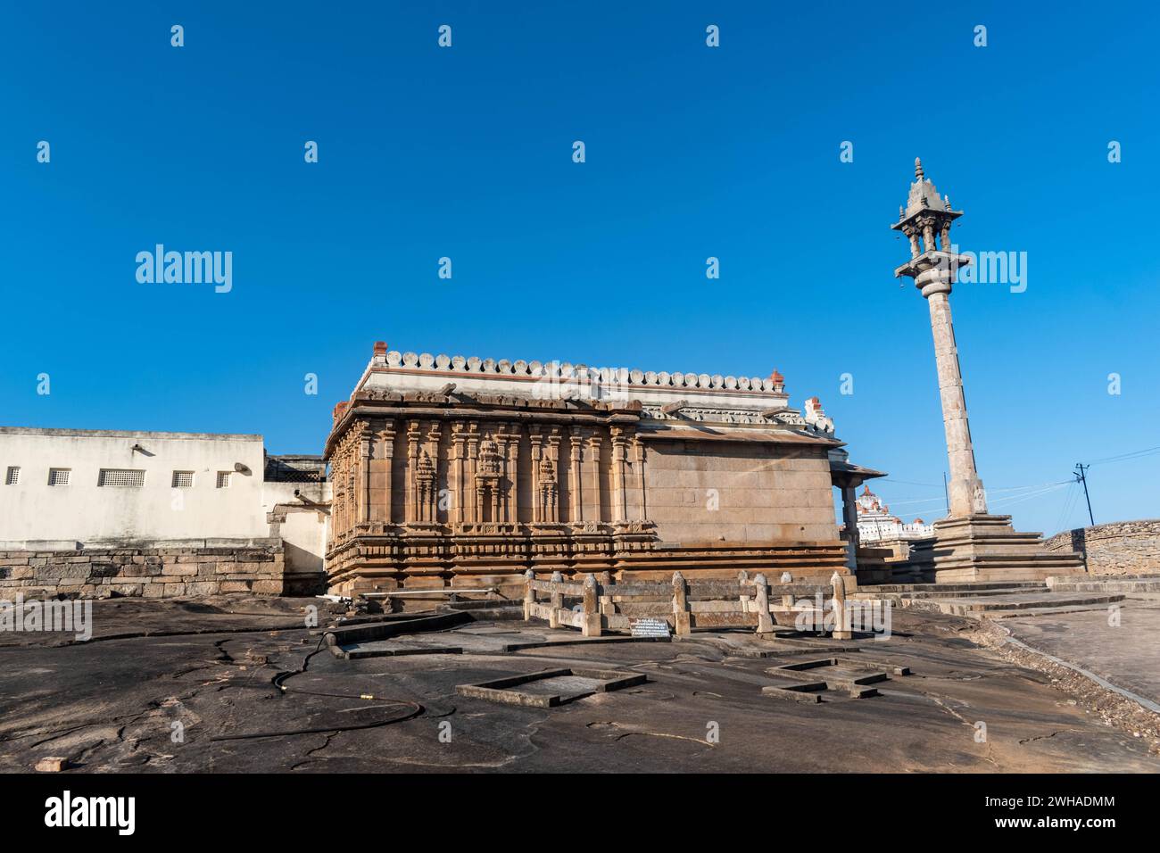 Shravanabelagola, Karnataka, India - January 11 2023: The Chandragupta ...
