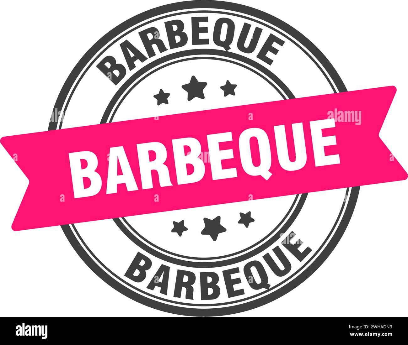 barbeque stamp. barbeque round sign. label on transparent background ...