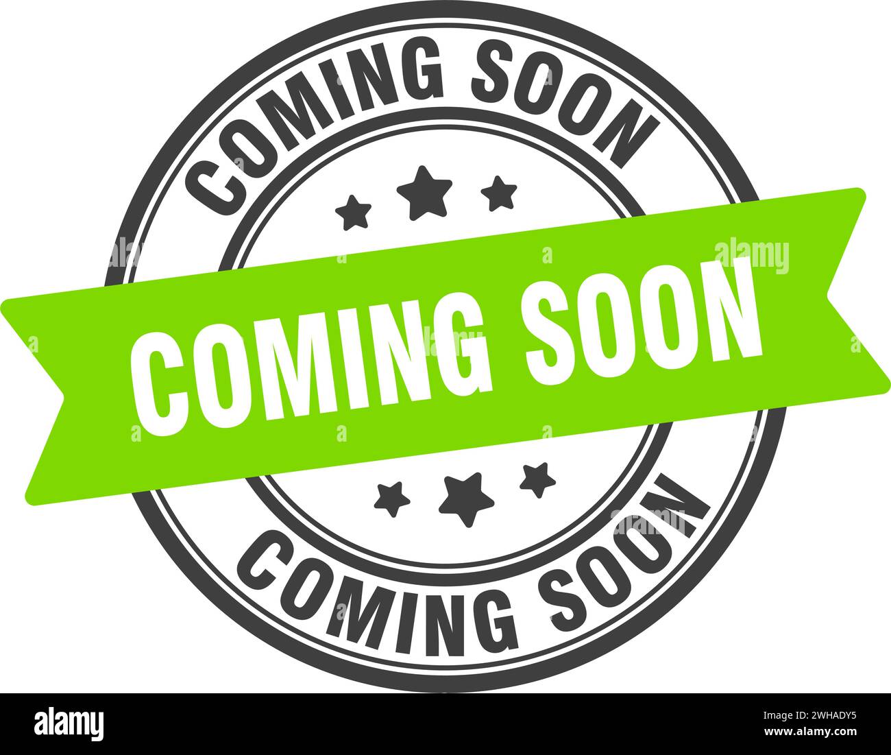 coming soon stamp. coming soon round sign. label on transparent ...
