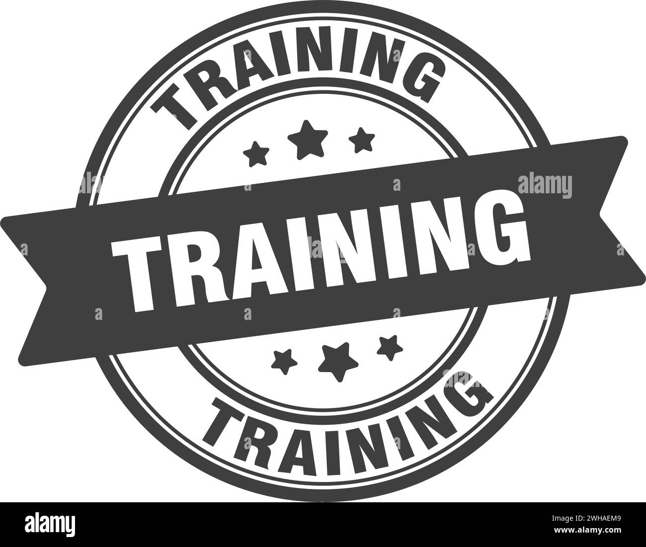 training stamp. training round sign. label on transparent background ...