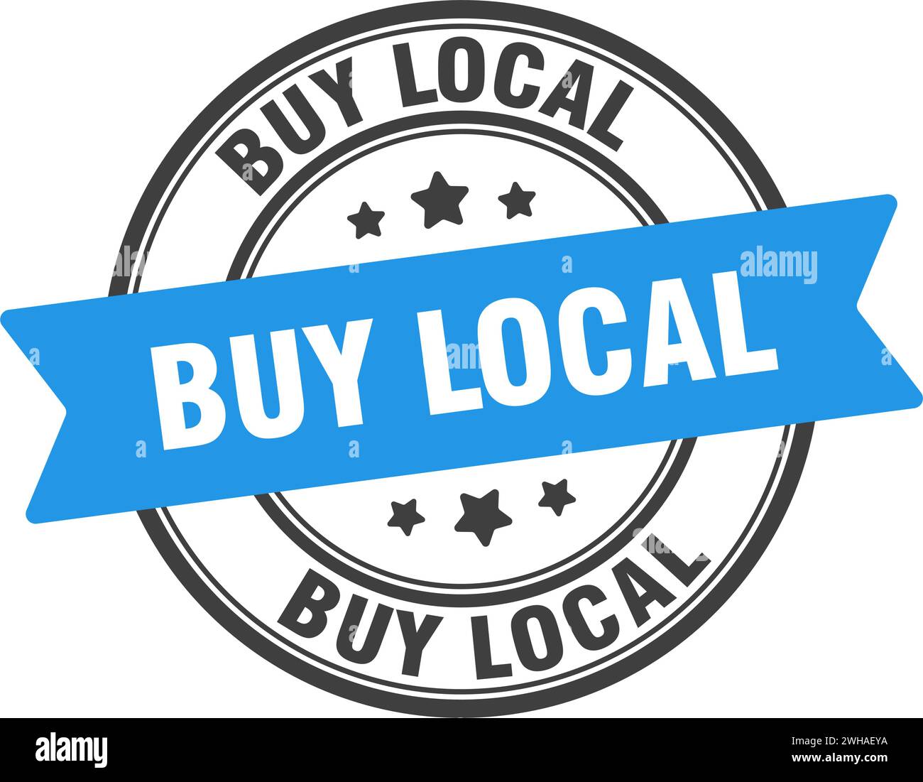 buy local stamp. buy local round sign. label on transparent background ...
