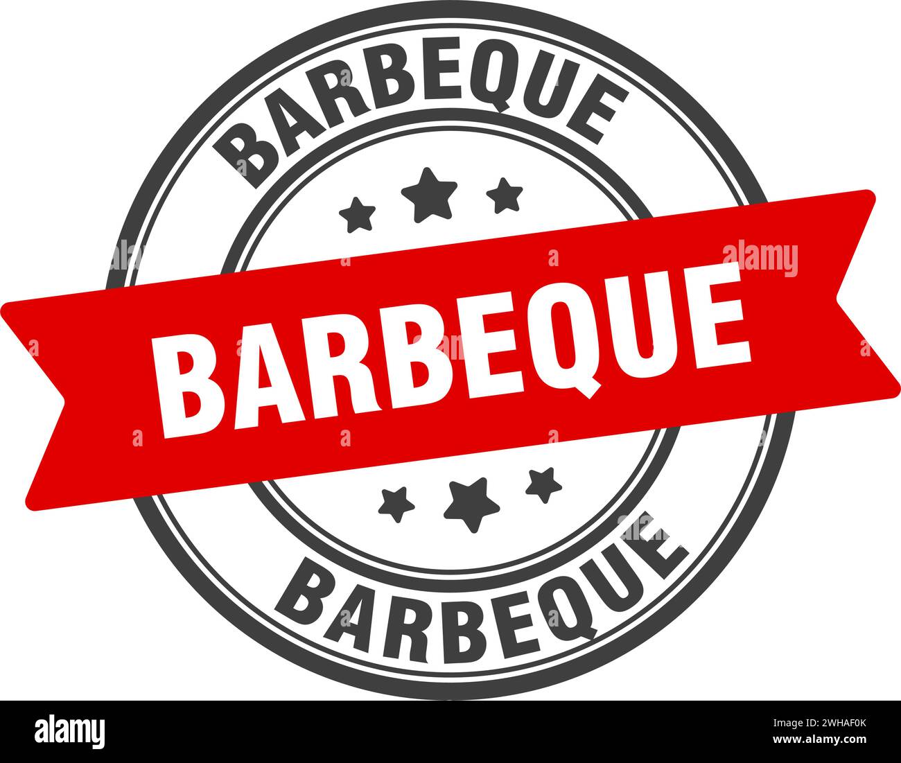 barbeque stamp. barbeque round sign. label on transparent background ...