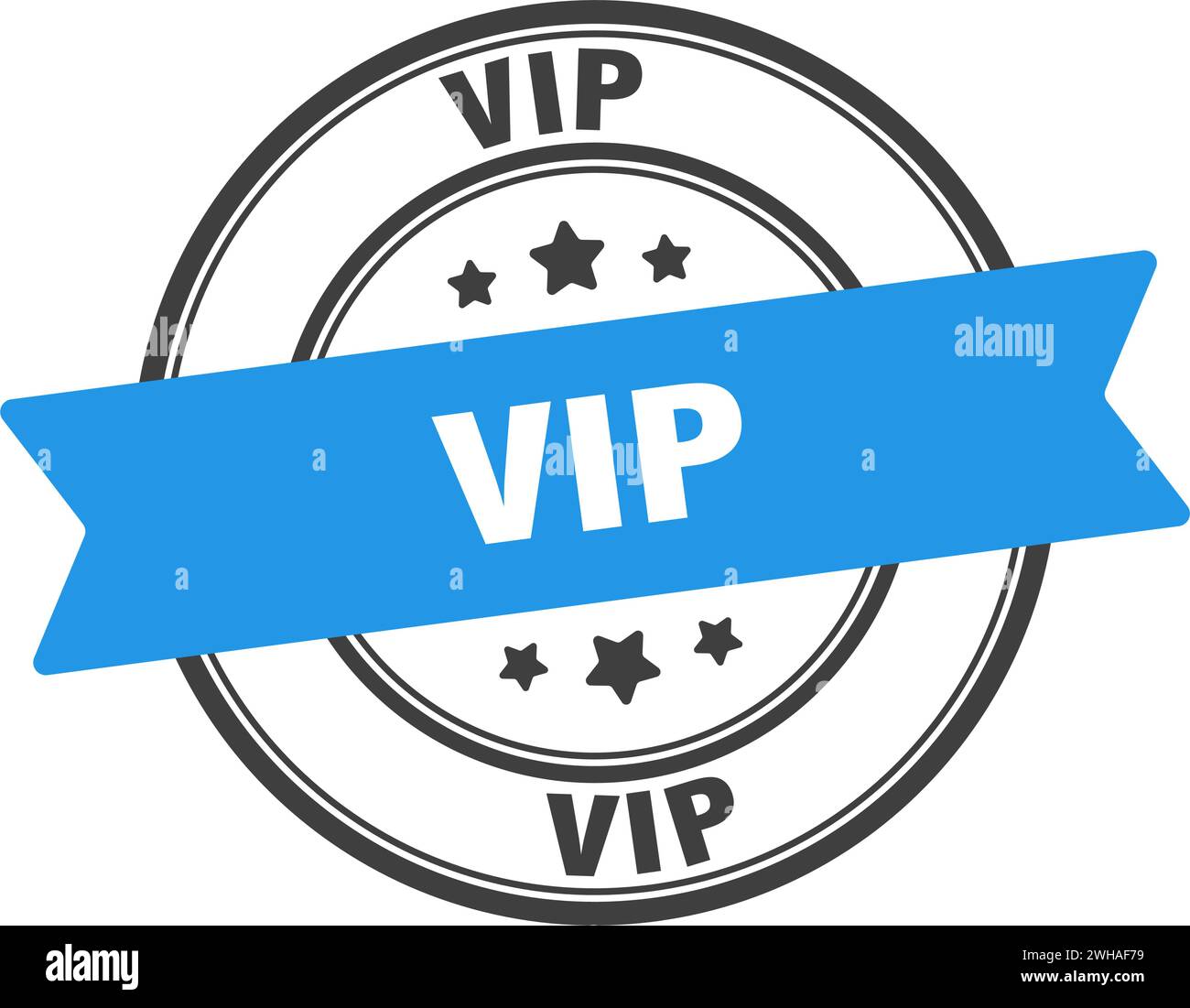 vip stamp. vip round sign. label on transparent background Stock Vector ...