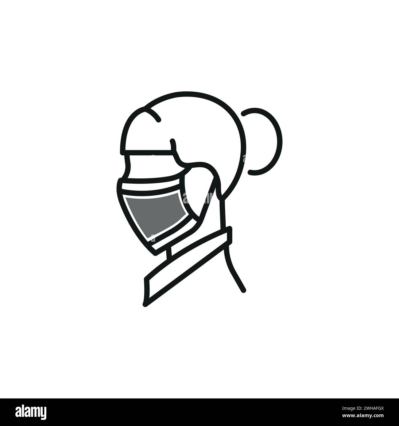 Female Reproductive System Organ Icon Vector Black Colour Stock Vector