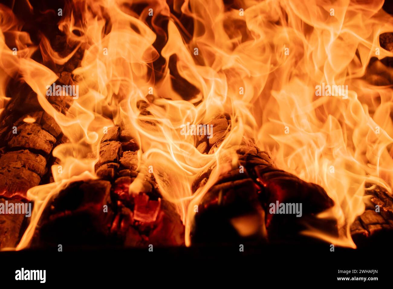 Abstract fire background Stock Photo - Alamy