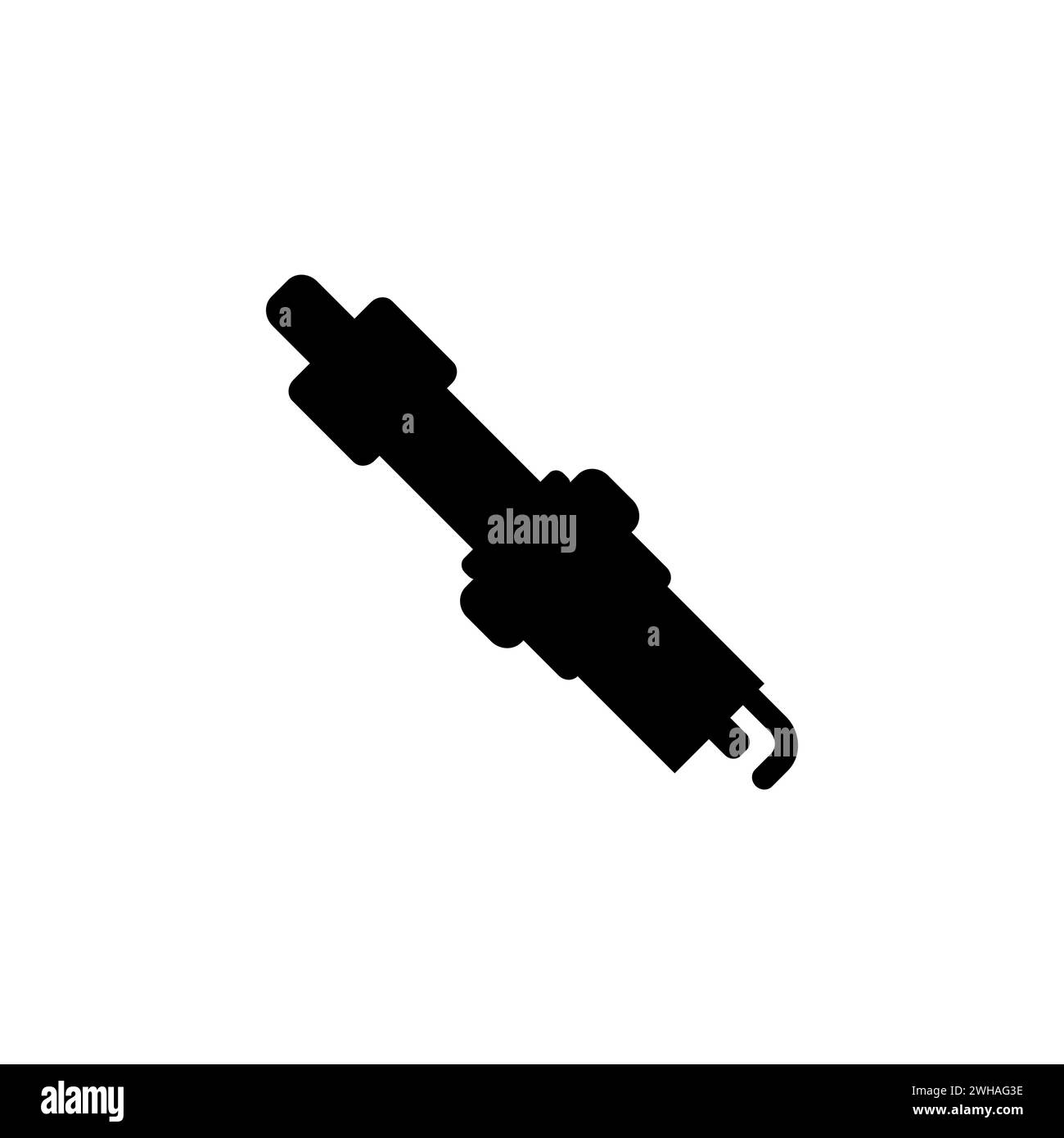 Car Spark Candle flat vector icon. Simple solid symbol isolated on ...