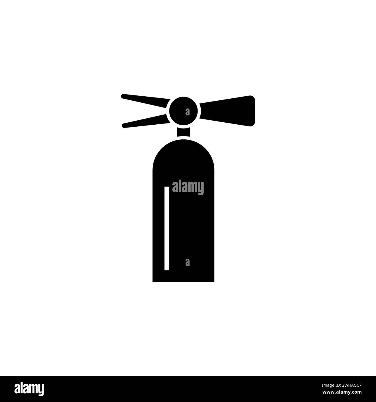 Fire Extinguisher flat vector icon. Simple solid symbol isolated on white background Stock ...