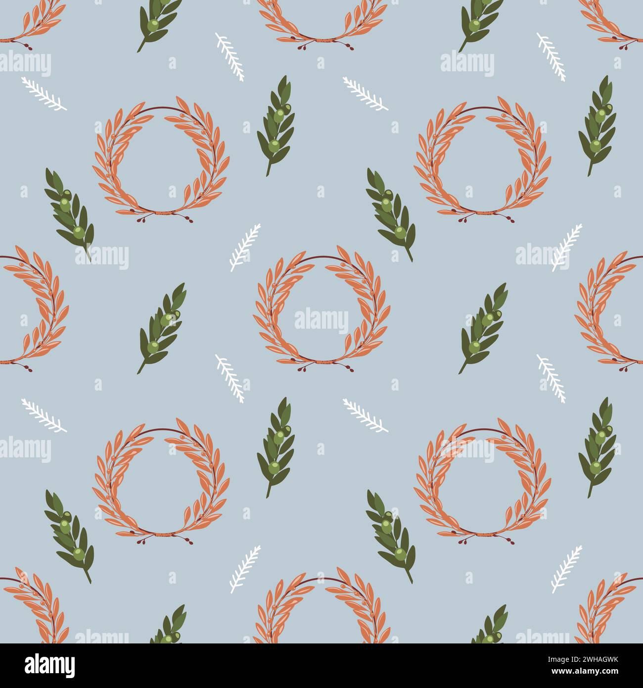 Seamless pattern with antique ancient Greek elements for a unique ...