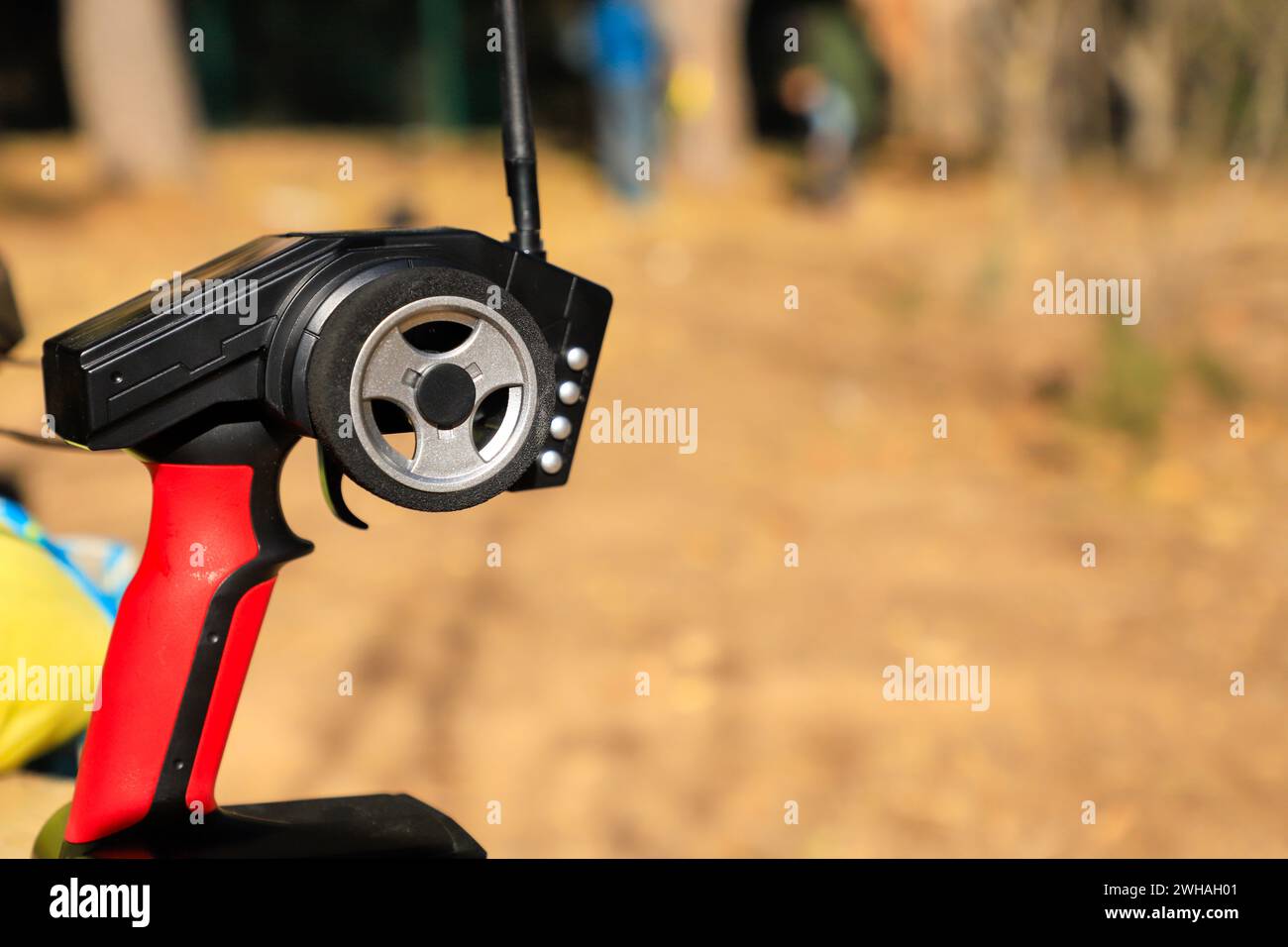 A gas-powered toy car with a radio transmitter Stock Photo - Alamy
