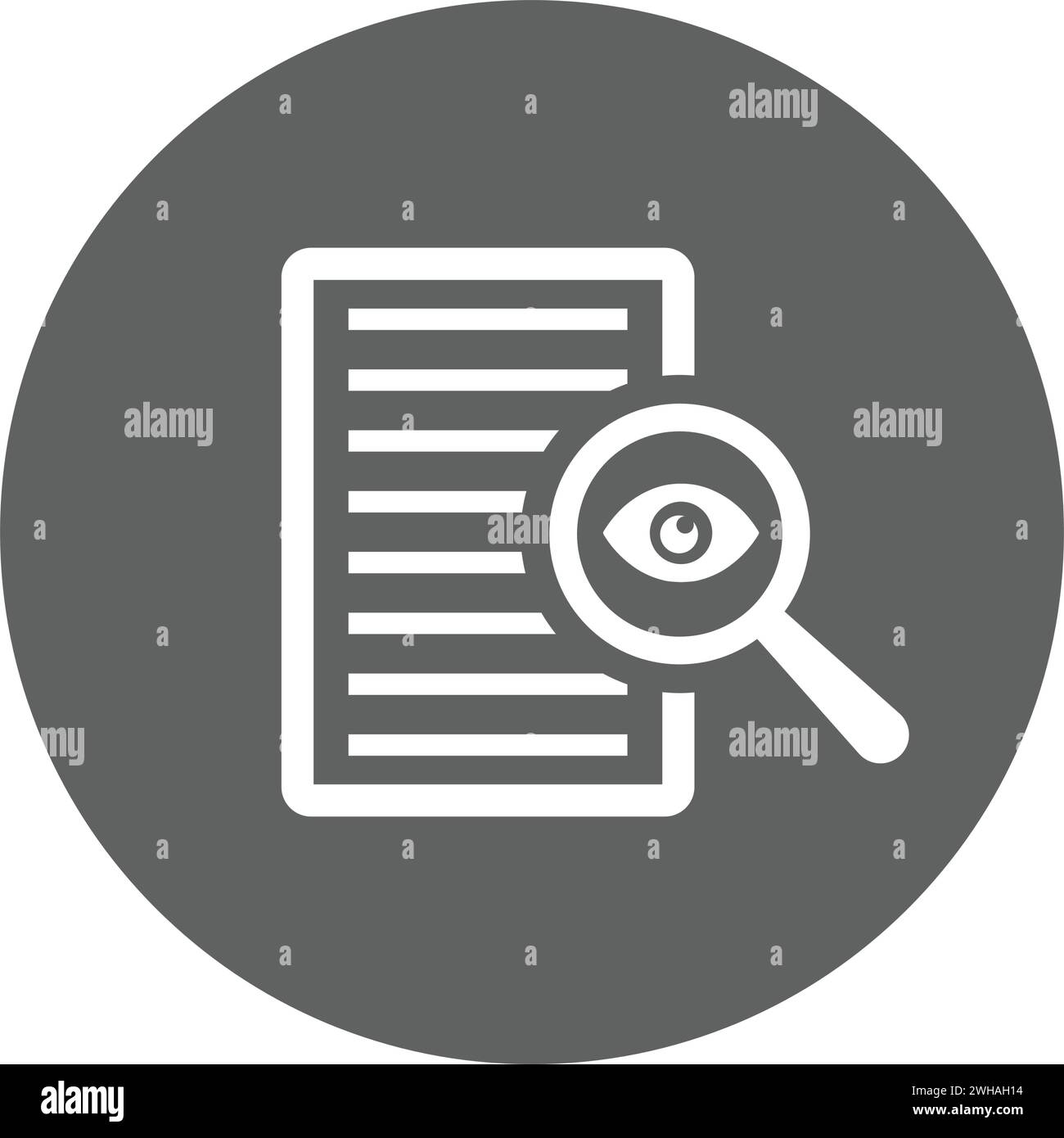 Content Proofreading icon. design template vector illustration for ...