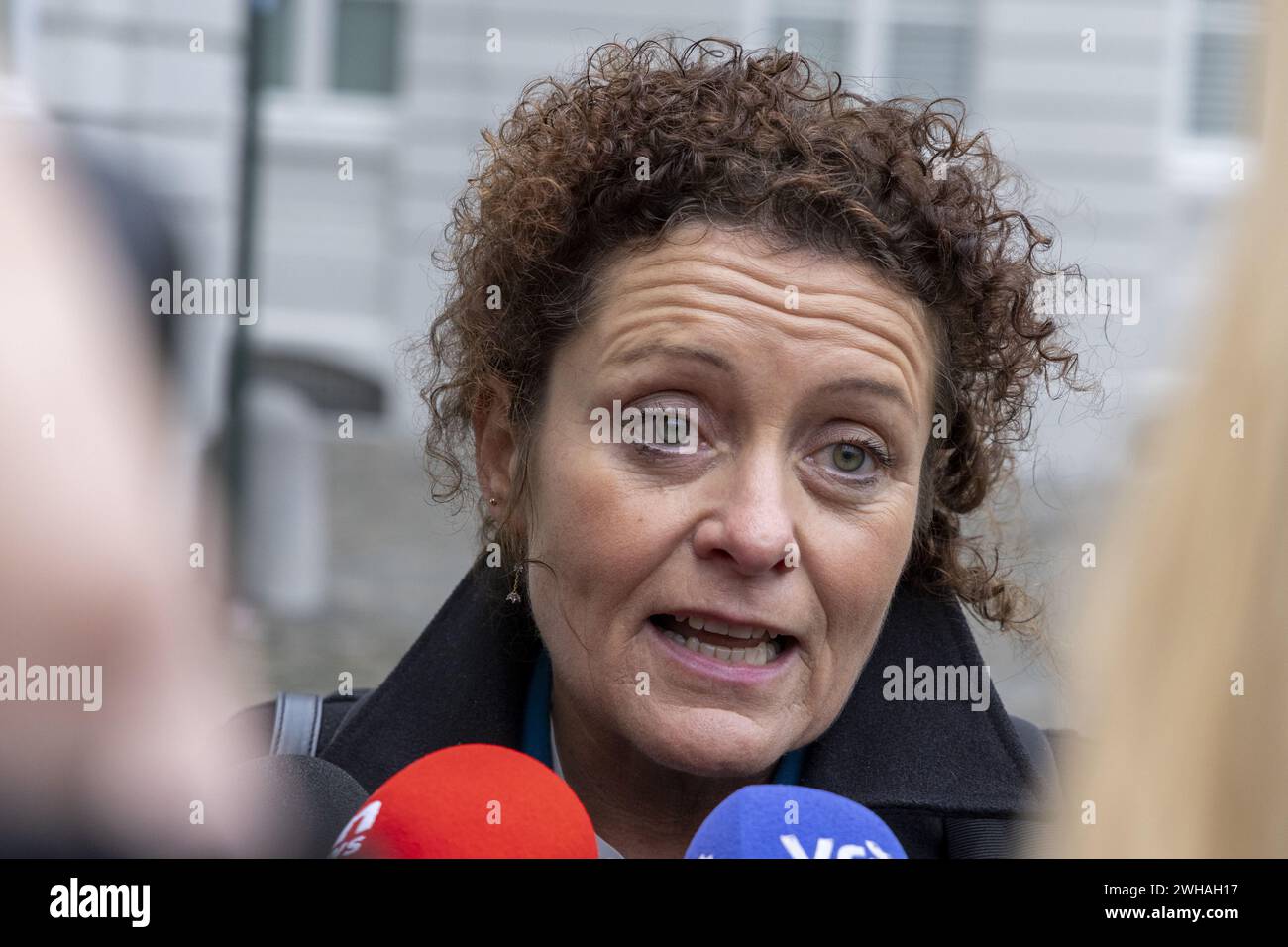 Brussels, Belgium. 09th Feb, 2024. Flemish Minister of Mobility, Public ...
