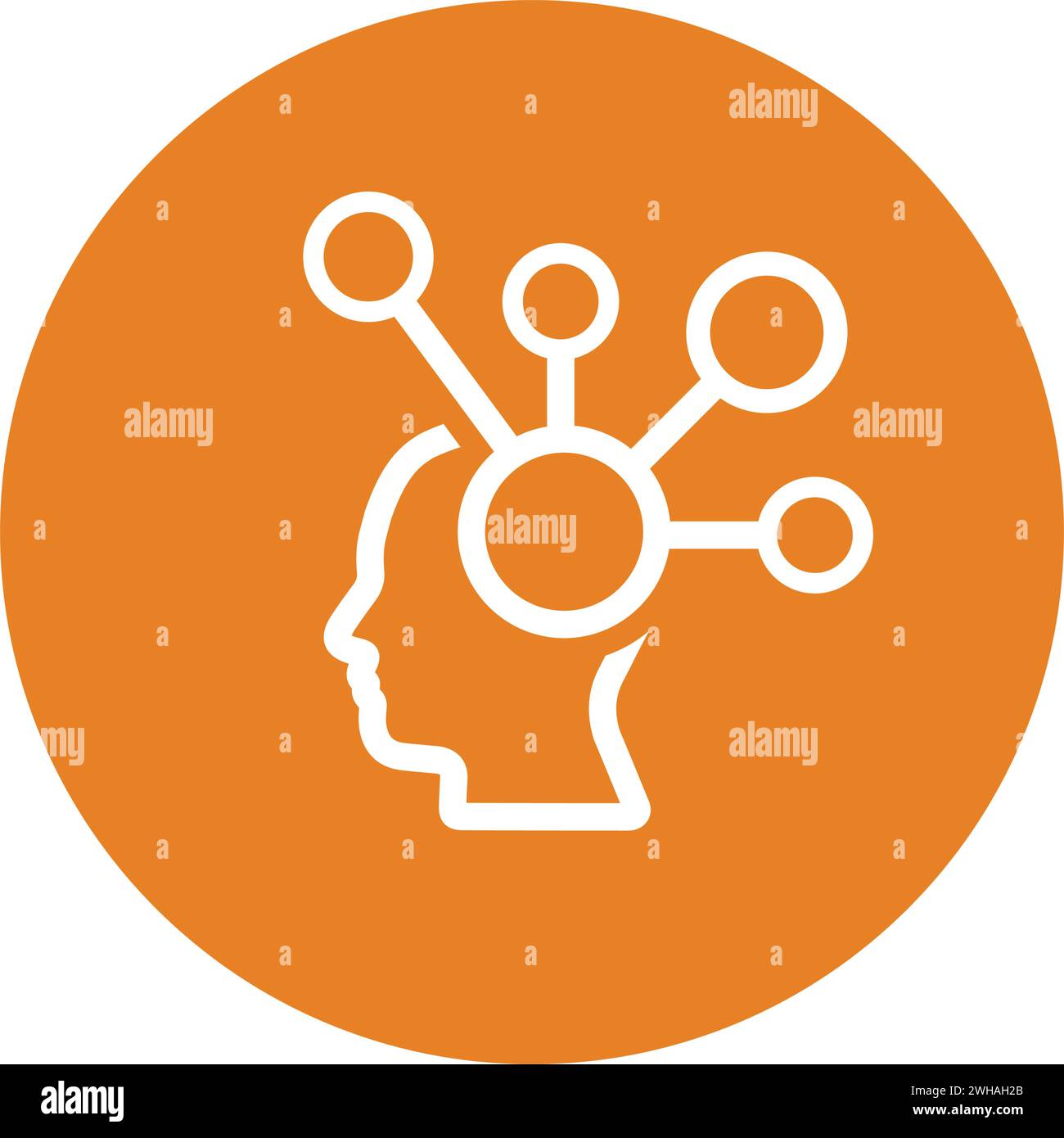 Mind Map icon. Flat style vector EPS use in infographics,web design ...