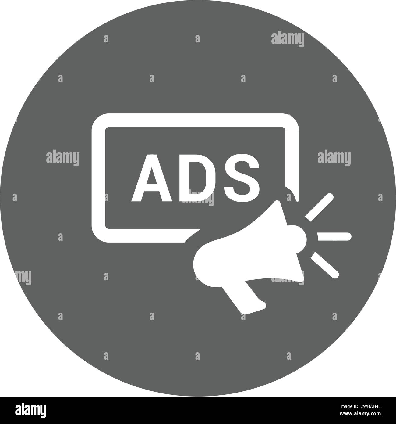 Marketing, Advertising icon design template vector illustration for ...