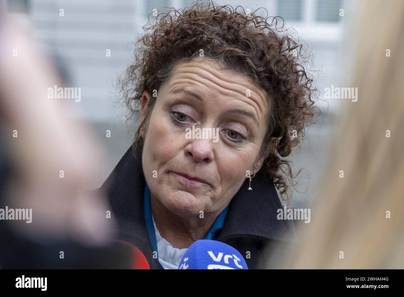 Brussels, Belgium. 09th Feb, 2024. Flemish Minister of Mobility, Public ...