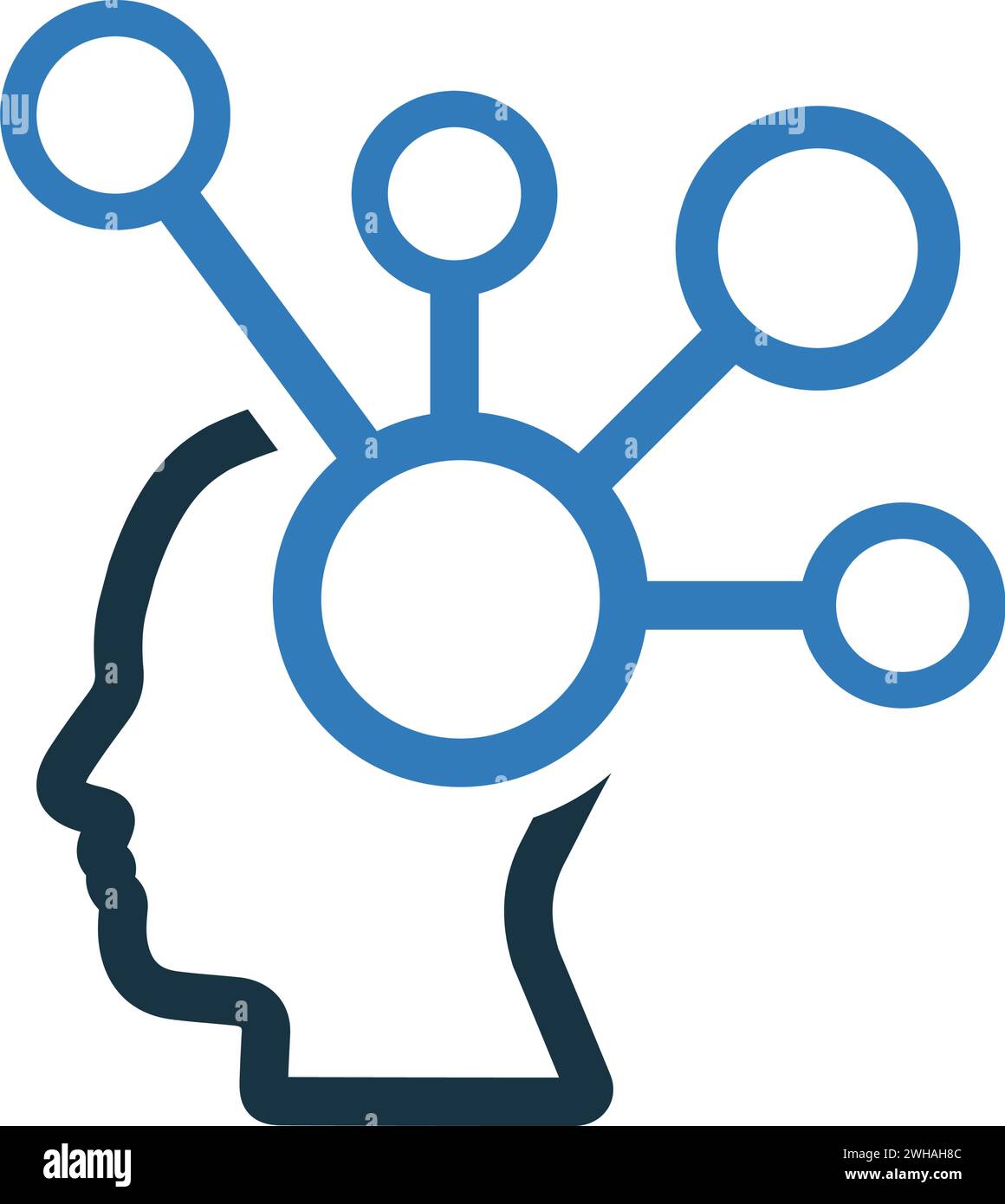 Mind Map icon. Flat style vector EPS use in infographics,web design ...