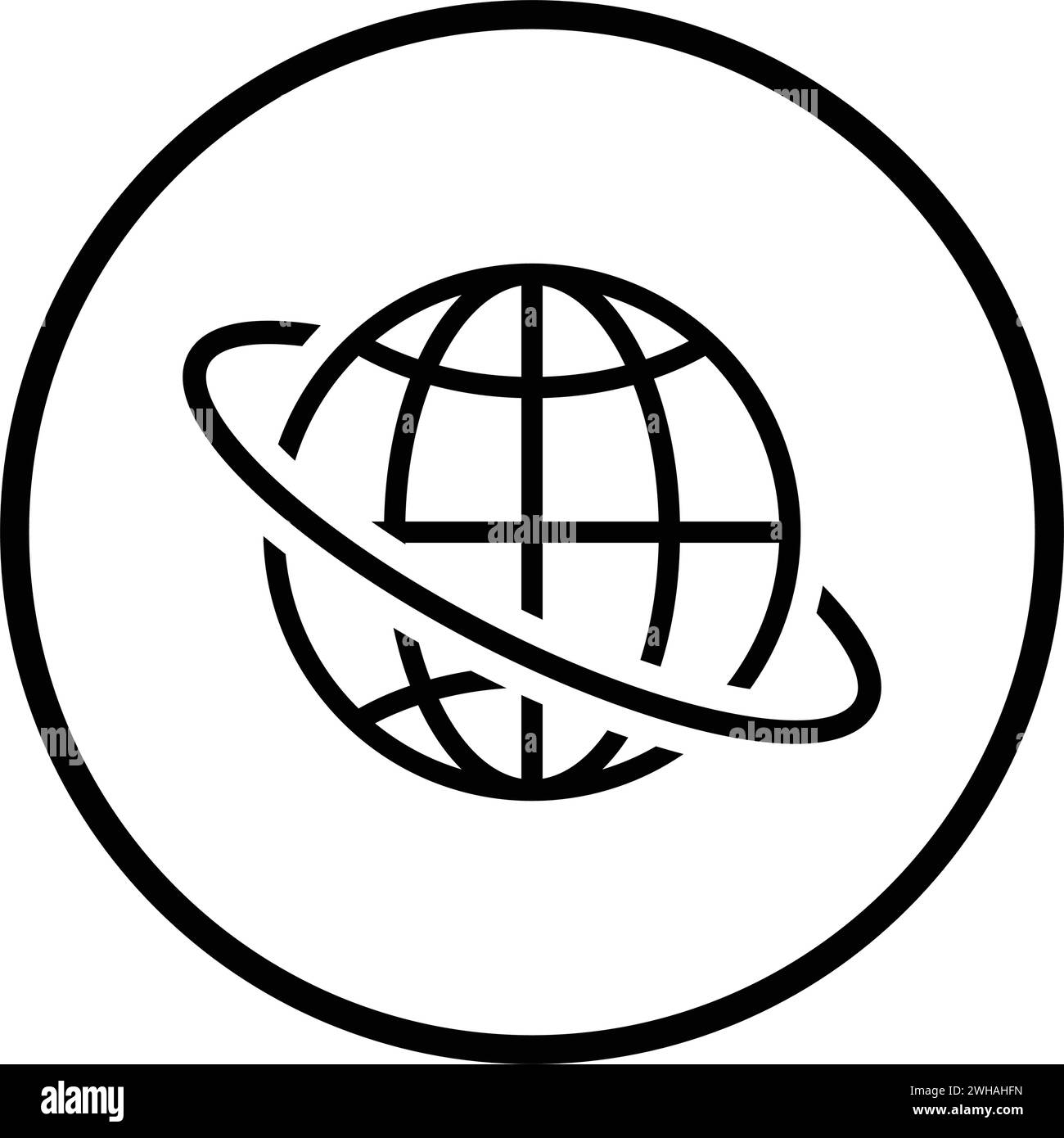 Global World icon. design template vector illustration for graphic and ...