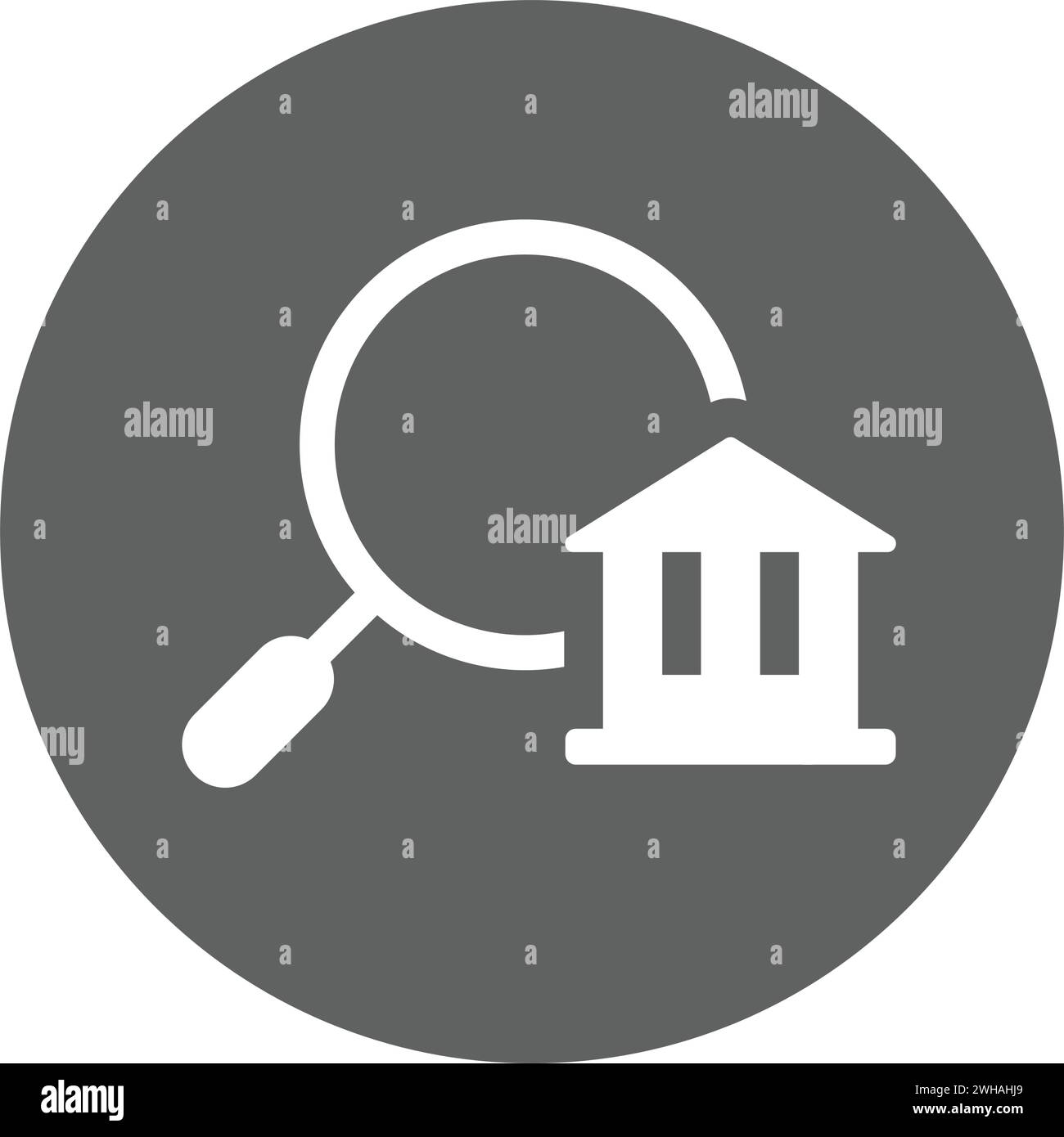 Home Search icon. Flat style vector EPS use in infographics,web design ...