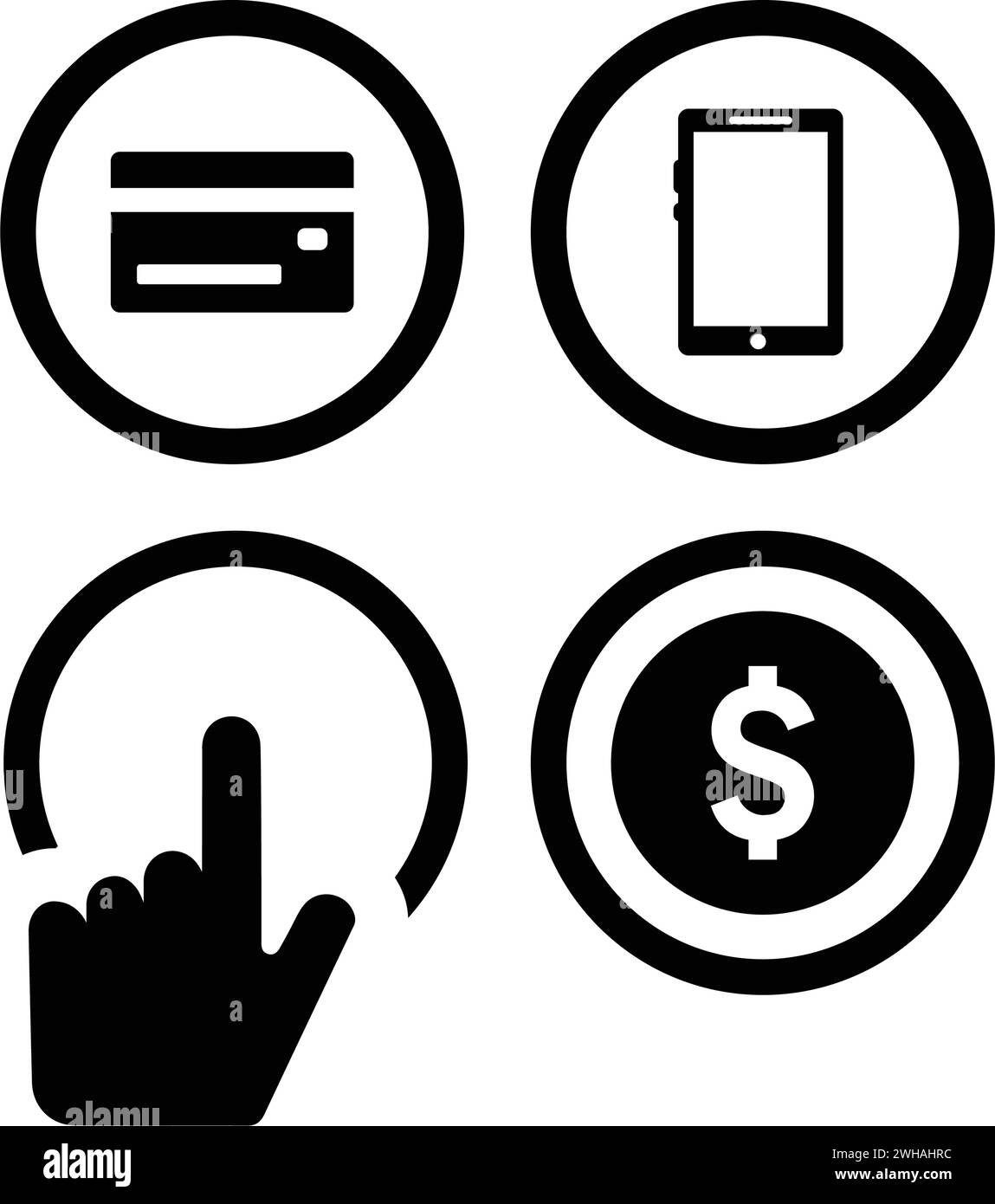 Payment options icon hi-res stock photography and images - Alamy