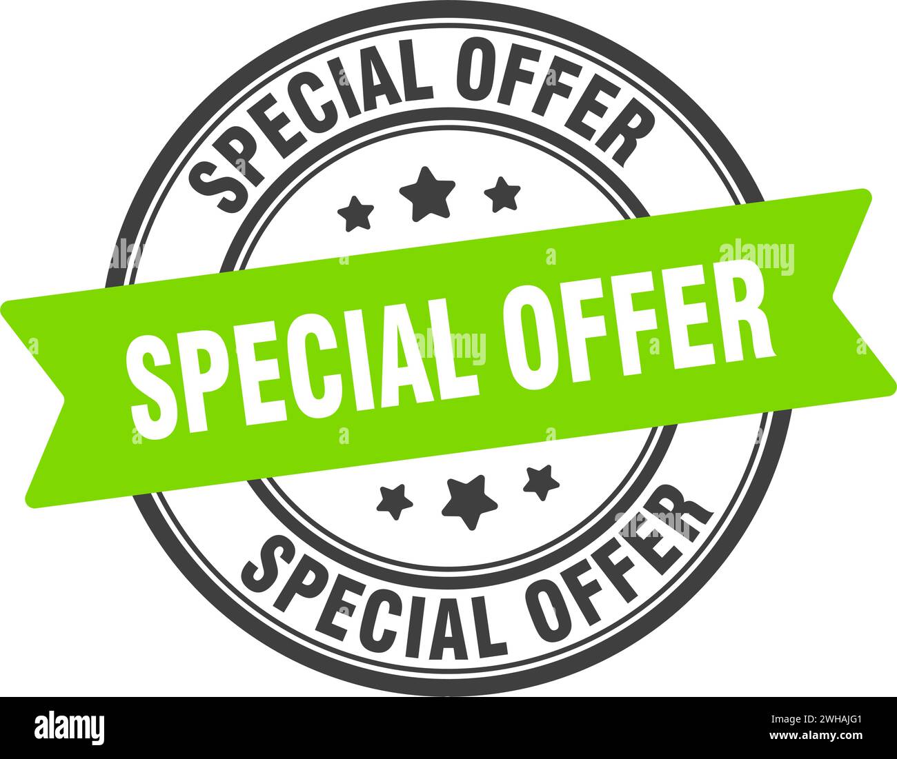 special offer stamp. special offer round sign. label on transparent ...