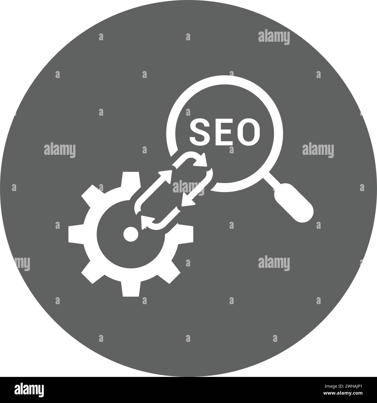 SEO Integration icon use in mobile and app development or commercial ...