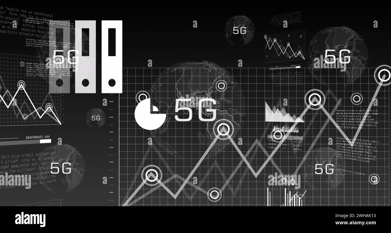 5g technology globe digital data hi-res stock photography and images ...