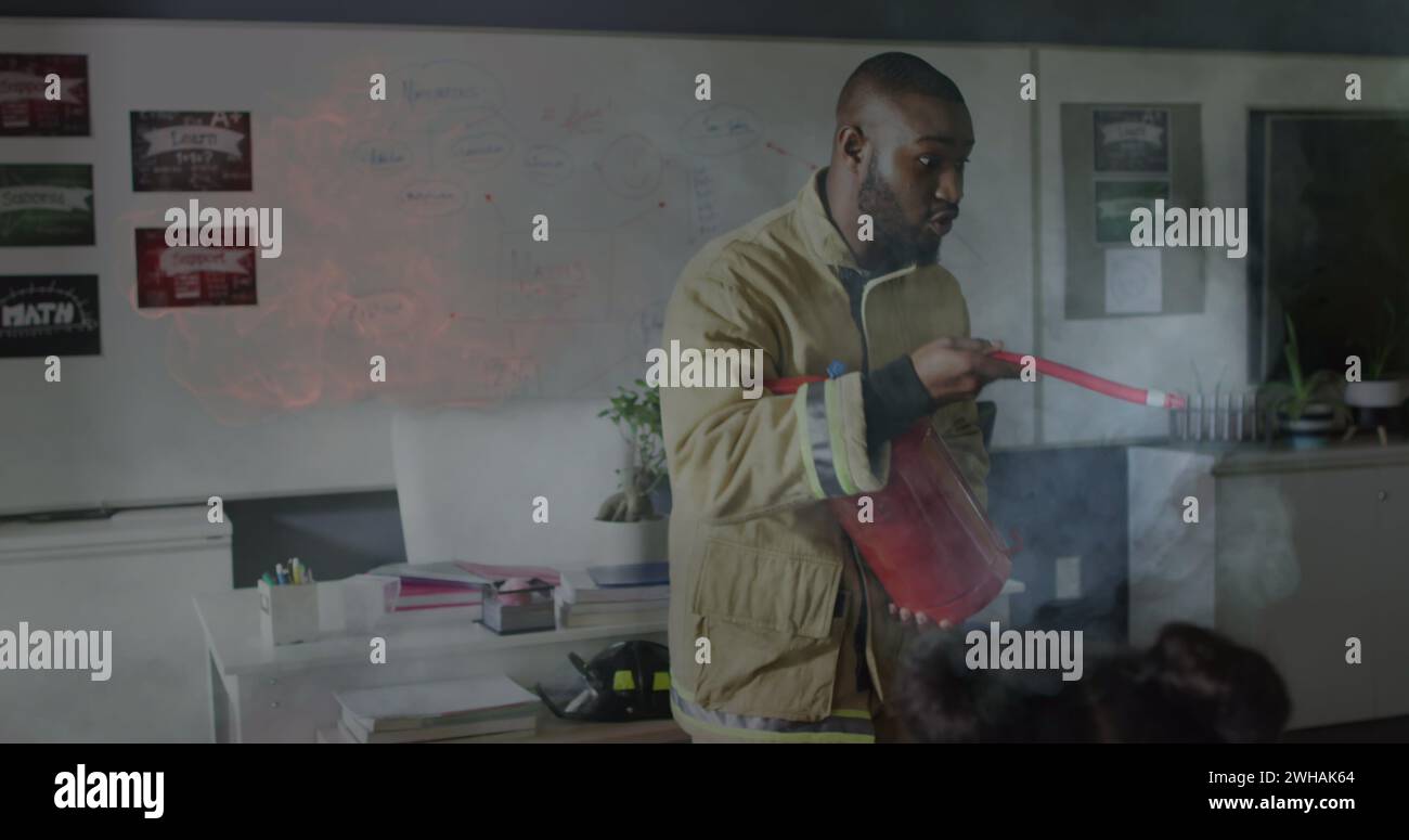 Male teacher in classroom animation hi-res stock photography and images ...