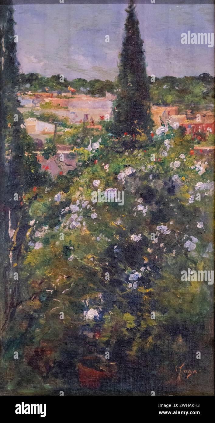 landscape, Gaspar Terrassa Mas, 1905, oil on canvas, Museu de Mallorca ...