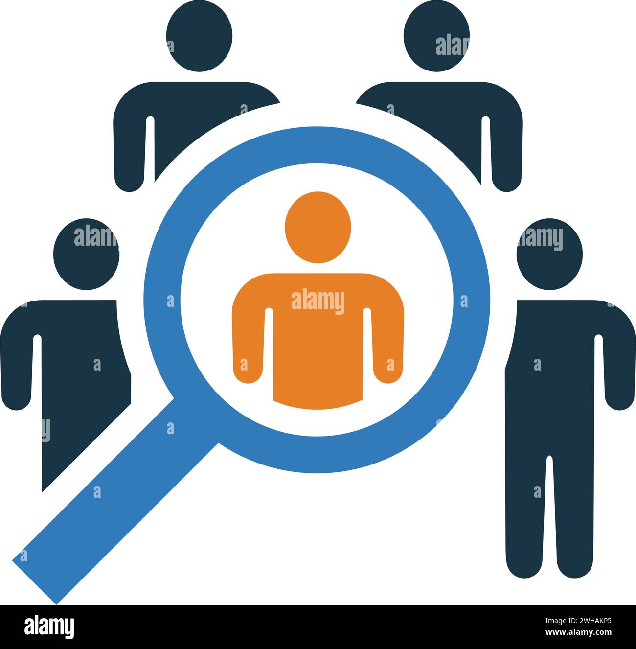 Team Leader Search icon. Fully editable vector EPS use for printed ...