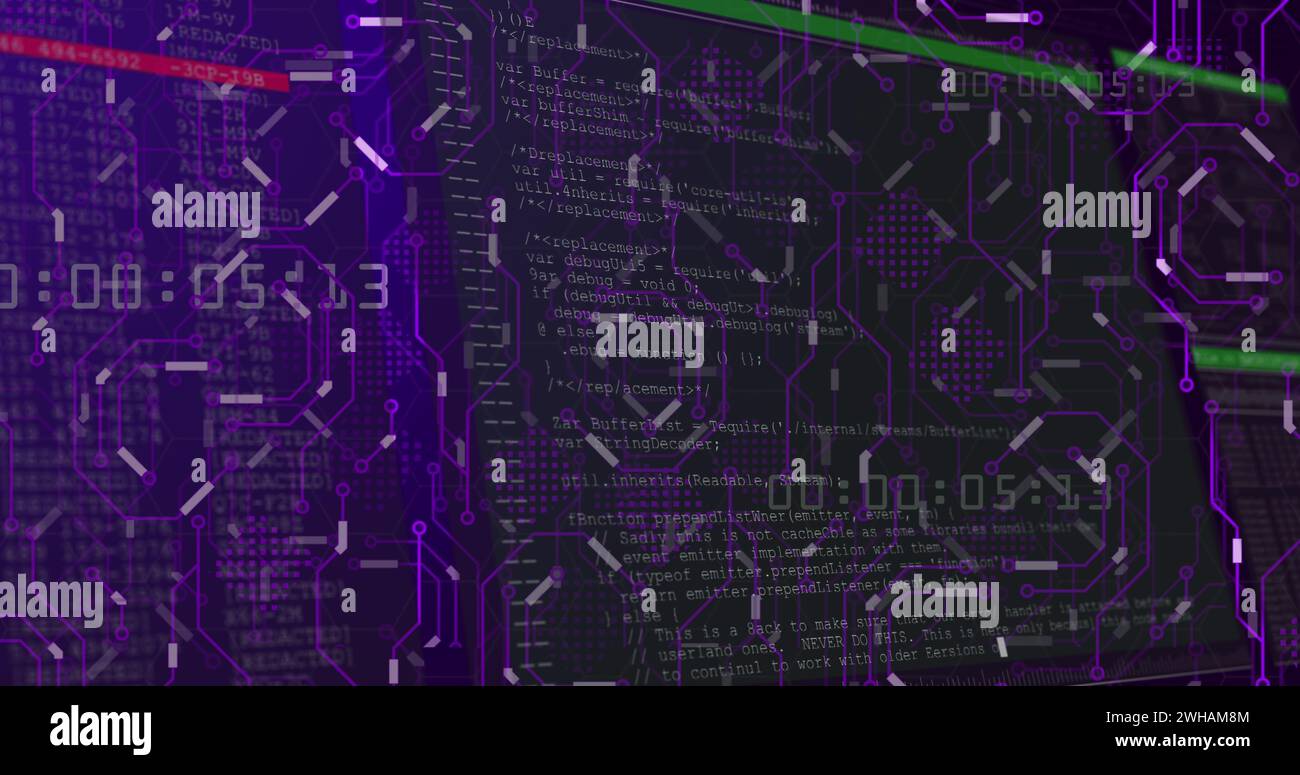 Image of data processing over network of connections Stock Photo - Alamy