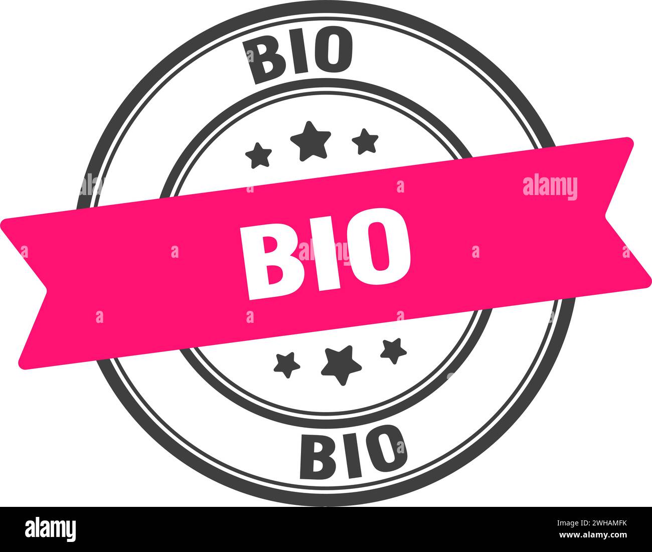 bio stamp. bio round sign. label on transparent background Stock Vector ...